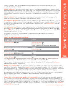 Viekira XR and Technivie Fact Sheet – Treatment Action Group